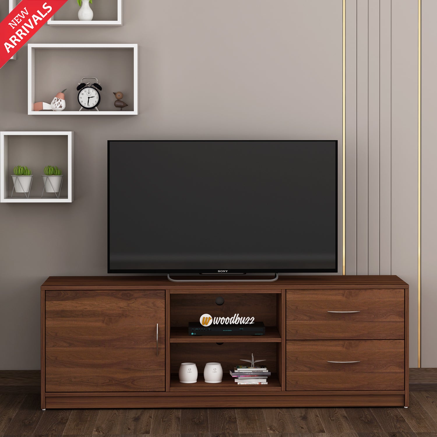 Martin TV Unit- Walnut