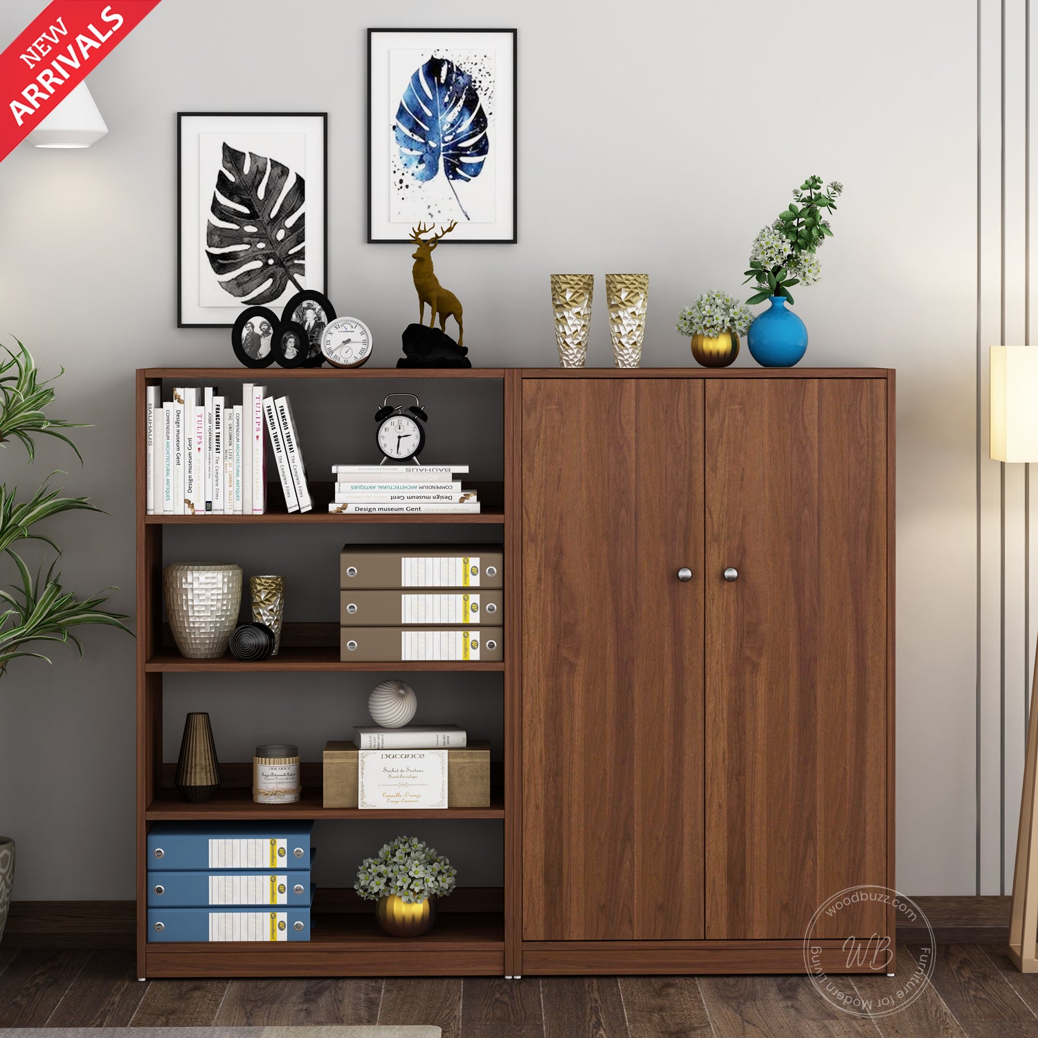 Alcott Bookcase | Walnut