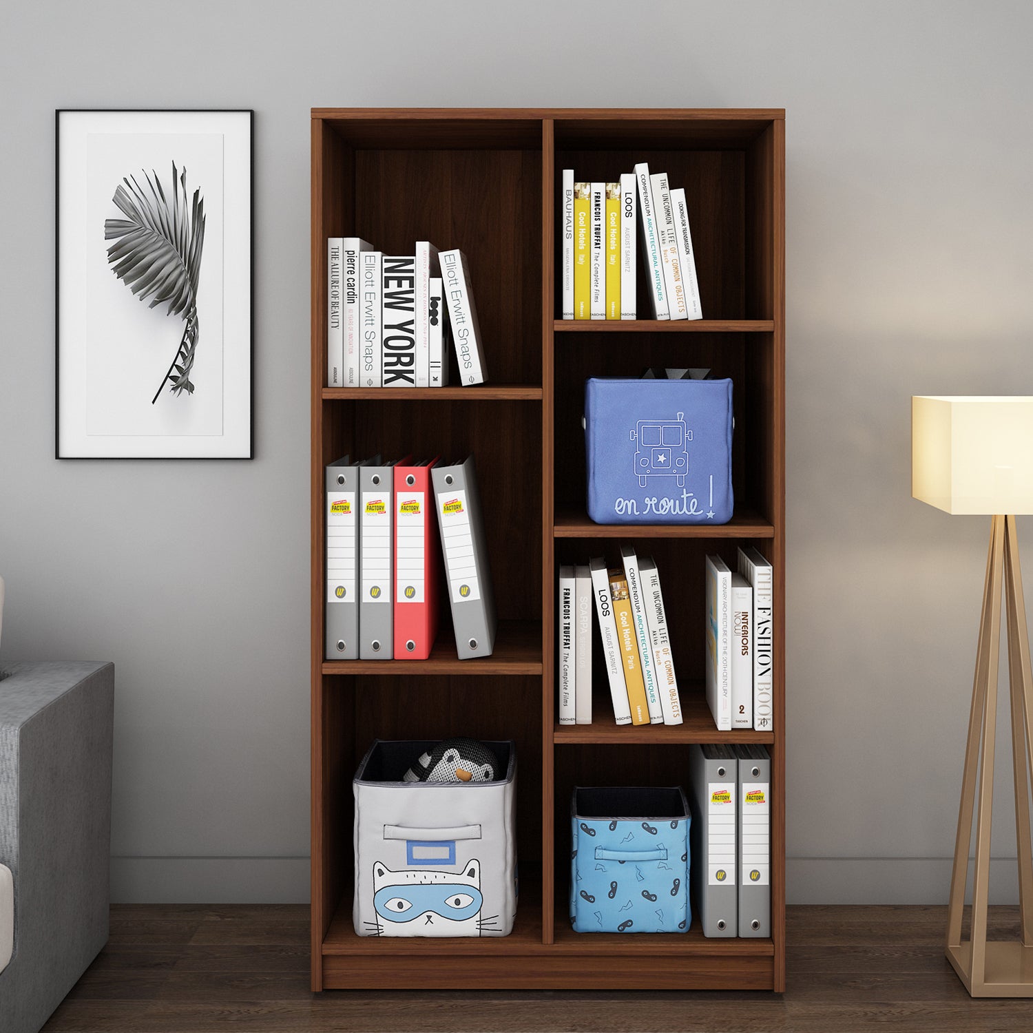 Double Mint Bookcase | Walnut
