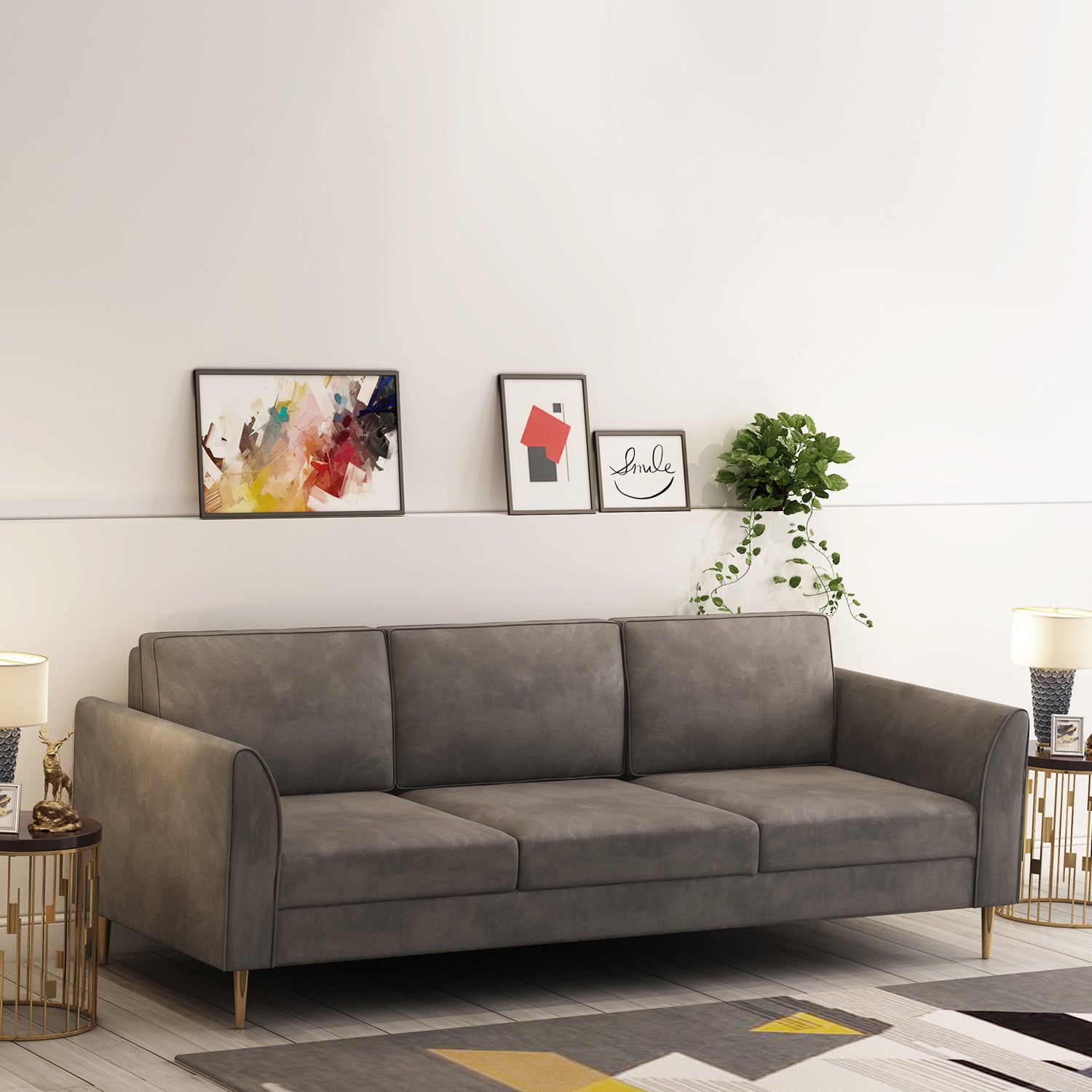 Single 3 seater sofa design store